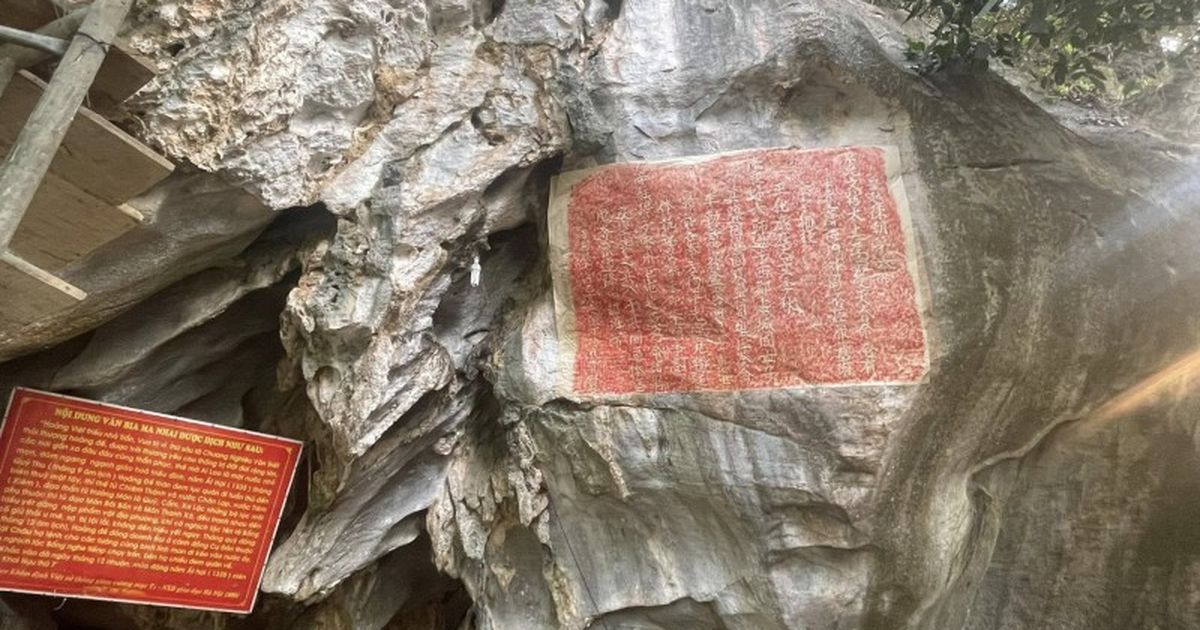 Nghệ An đẩy nhanh thủ tục đề nghị công nhận Bia Ma Nhai là bảo vật Quốc gia