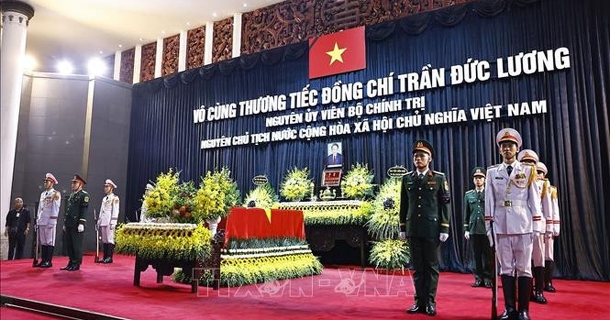 Cử hành trọng thể Lễ Quốc tang nguyên Chủ tịch nước Trần Đức Lương